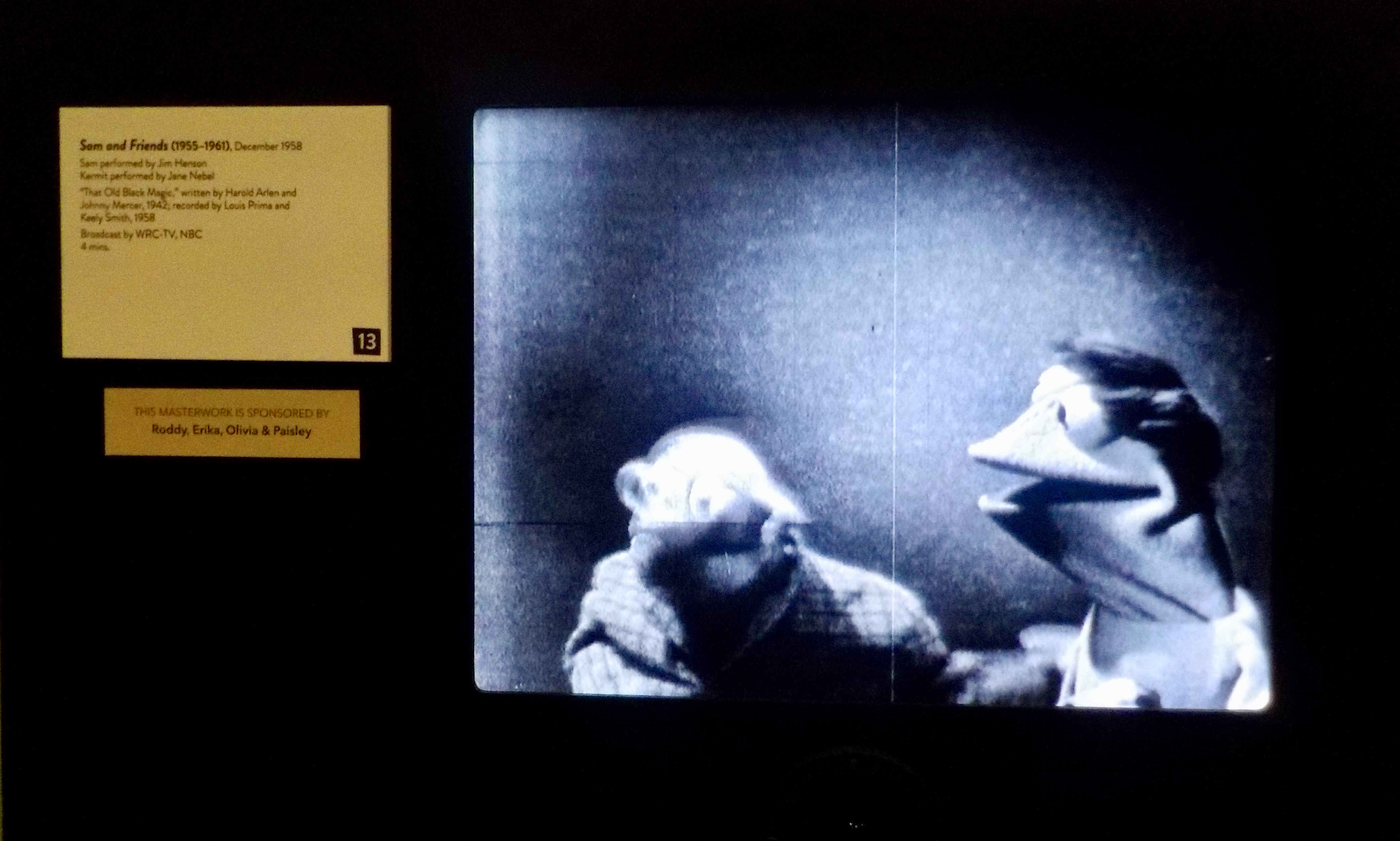 (Not quite) More Muppets than Imaginable (or a trip to a museum closer ...